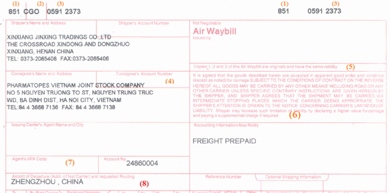 What is an Air Waybill (AWB)? - The leading Logistics and Cargo in Asia